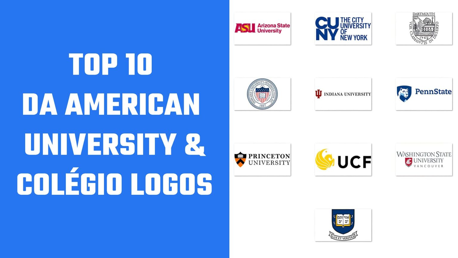 Top 10 da American University e Colégio Logos | Significado, História e PNG